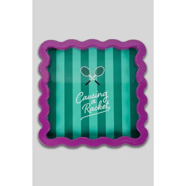 FURBISH Lacquer Tray - Causing A Racket