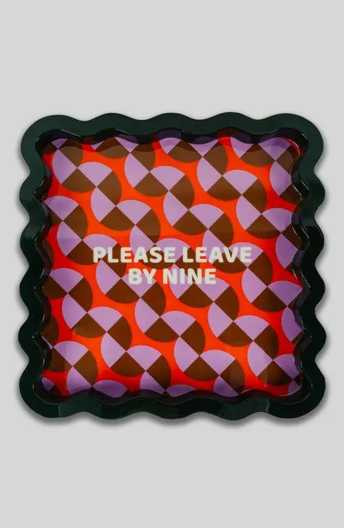 FURBISH Lacquer Tray - Leave By Nine