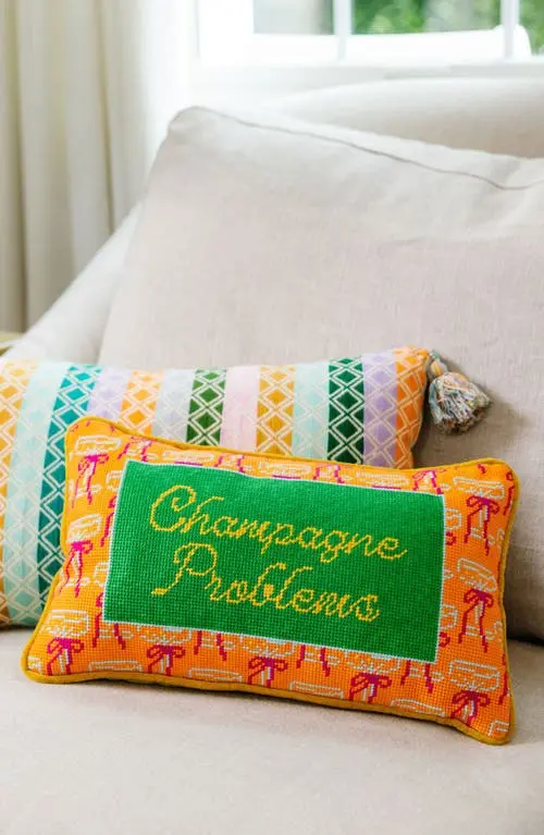 FURBISH Needlepoint Pillow