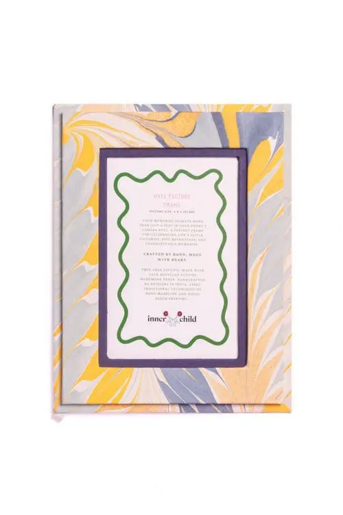 INNER CHILD Hand-marbled Picture Frame