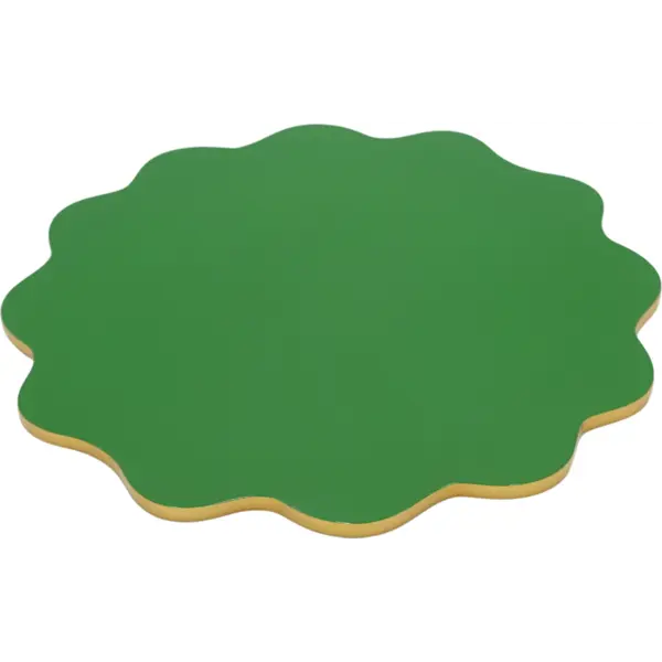INNER CHILD Scalloped Lacquerware Placematsset Of 4