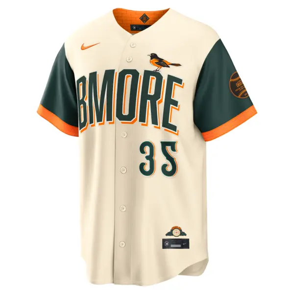 Nike Adley Rutschman Baltimore Orioles City Connect Mlb Stadium Jersey - Black