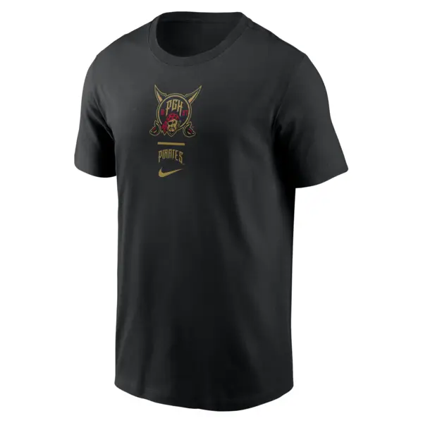 Nike Pittsburgh Pirates City Connect 2-hit Mlb T-shirt - Black