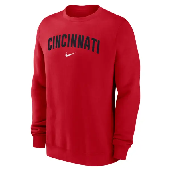 Nike Cincinnati Reds Mlb Pullover Crew - Red