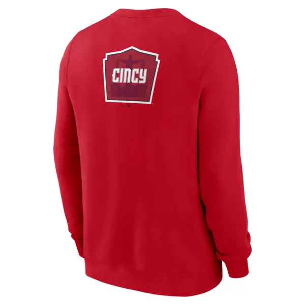 Nike Cincinnati Reds Mlb Pullover Crew - Red