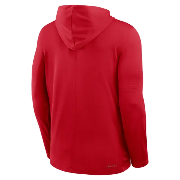 Nike Los Angeles Angels City Connect Dri-fit Mlb Long-sleeve Hooded Top