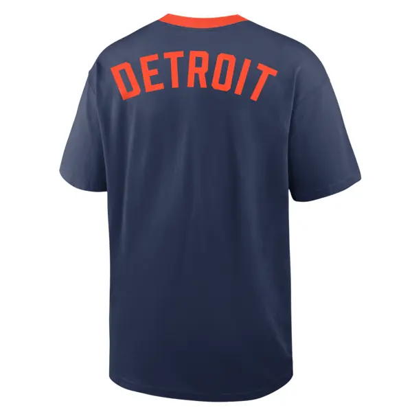 Nike Detroit Tigers Cooperstown Ringer Mlb T-shirt - Blue