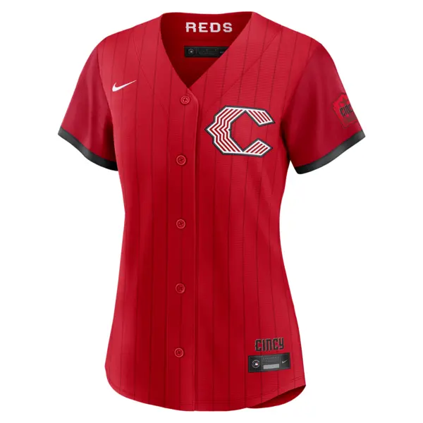 Nike Cincinnati Reds City Connect Mlb Stadium Jersey - Red