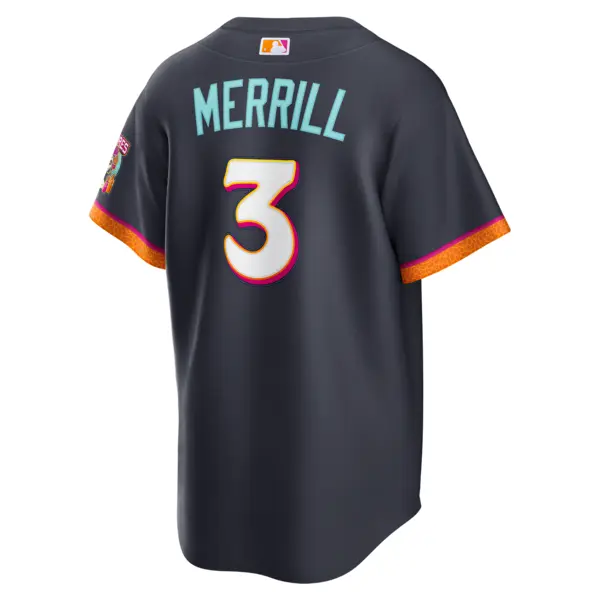 Nike Jackson Merrill San Diego Padres City Connect Mlb Stadium Jersey - Black