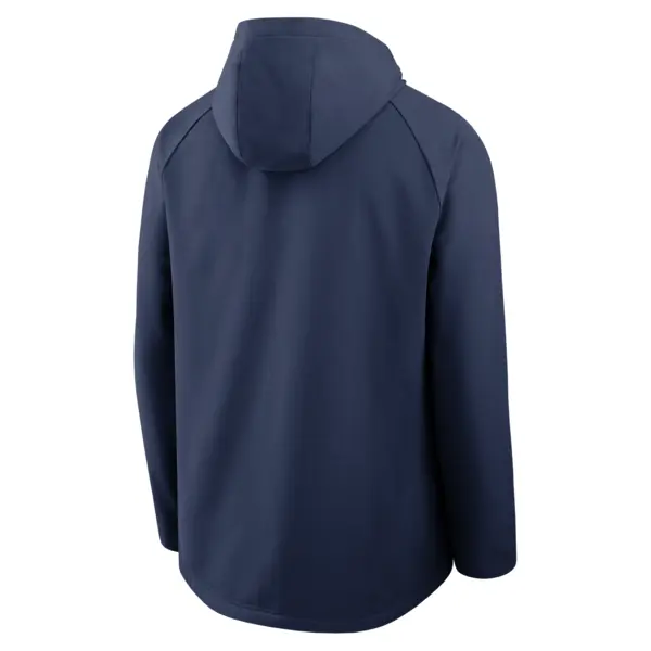 Nike Milwaukee Brewers Authentic Collection Therma-fit Mlb Full-zip Hooded Jacket - Blue