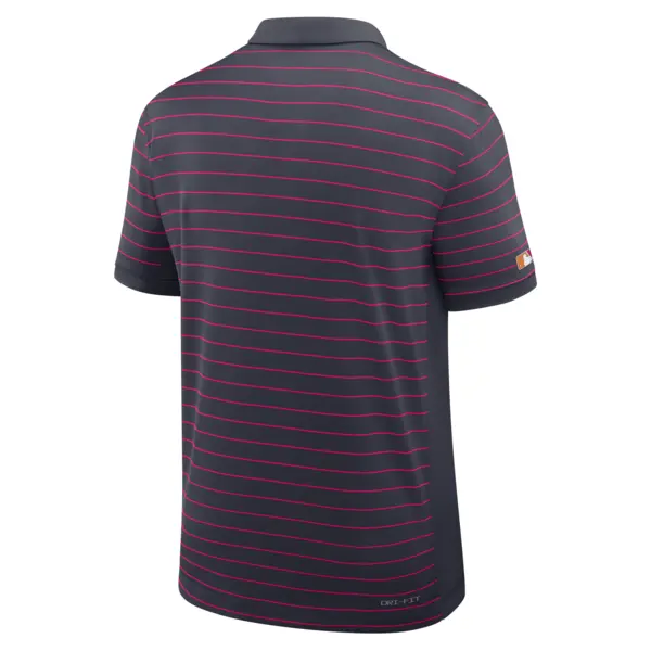 Nike San Diego Padres City Connect Striped Victory Dri-fit Mlb Polo - Black