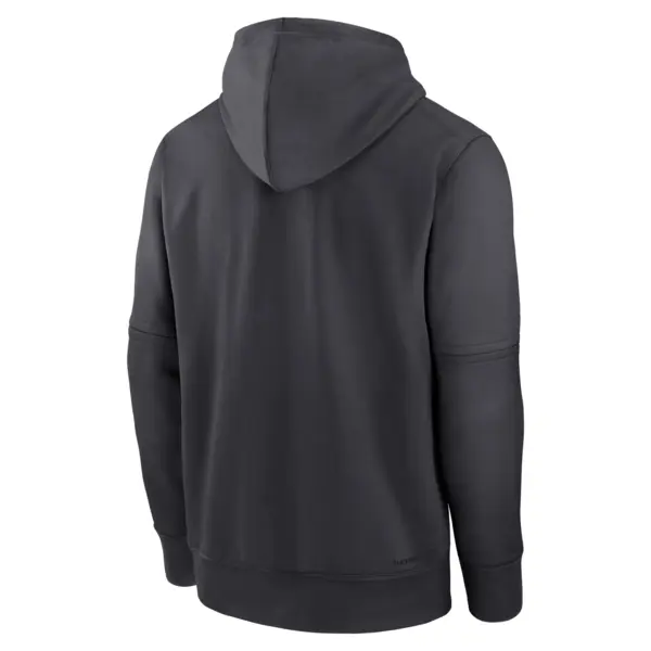 Nike New York Mets Authentic Collection City Connect Therma Mlb Pullover Hoodie - Grey