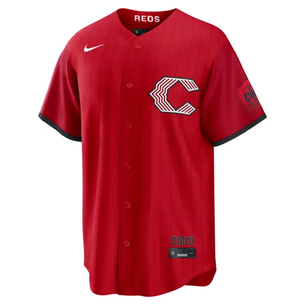 Nike Cincinnati Reds City Connect Mlb Stadium Jersey - Red