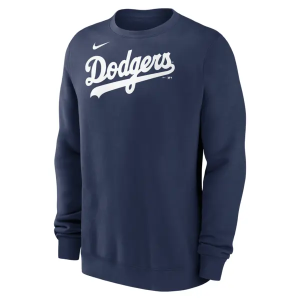 Nike Los Angeles Dodgers Mlb Pullover Crew - Blue