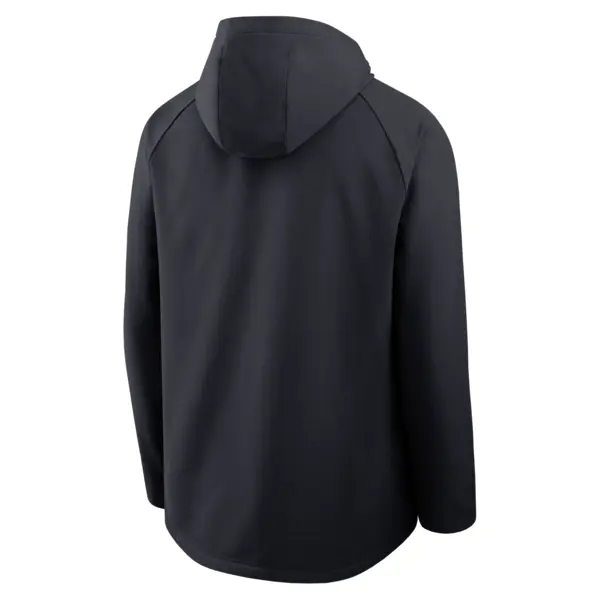 Nike Cleveland Guardians Authentic Collection Therma-fit Mlb Full-zip Hooded Jacket - Blue