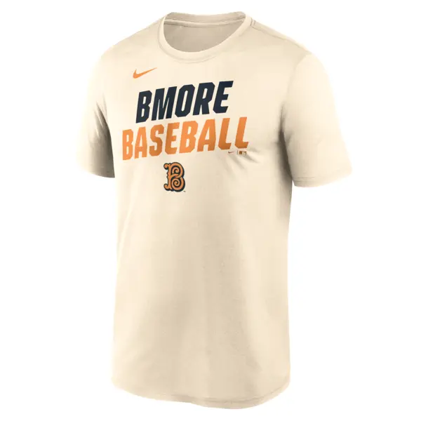 Nike Baltimore Orioles City Connect Team Phrase Script Dri-fit Mlb T-shirt - Brown