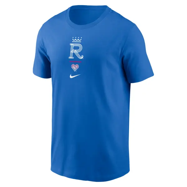 Nike Kansas City Royals City Connect 2-hit Mlb T-shirt - Blue