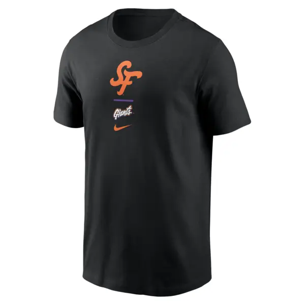 Nike San Francisco Giants City Connect 2-hit Mlb T-shirt - Black