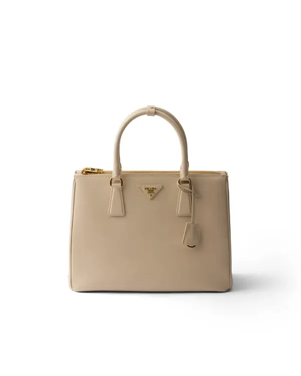 Prada Galleria Large Saffiano Leather Bag - Neutral