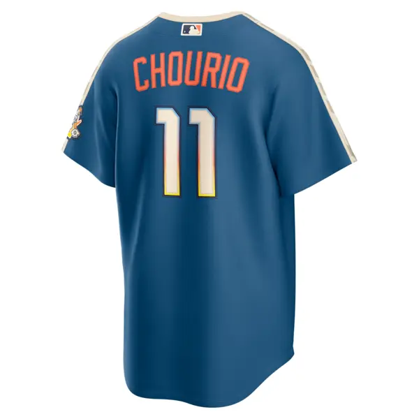 Nike Jackson Chourio Milwaukee Brewers City Connect Mlb Stadium Jersey - Grey
