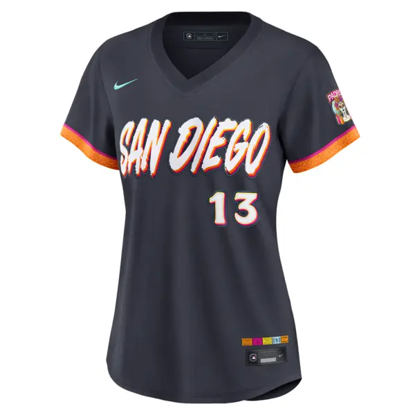 Nike Manny Machado San Diego Padres City Connect Mlb Stadium Jersey - Black