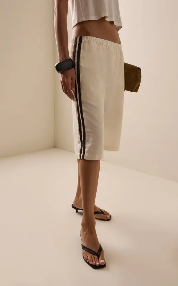 Citizens Of Humanity Anais Cotton-flax Track Shorts