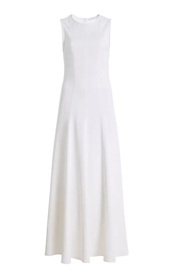 Bondi Born Lyon Panelled Maxi Dress - White