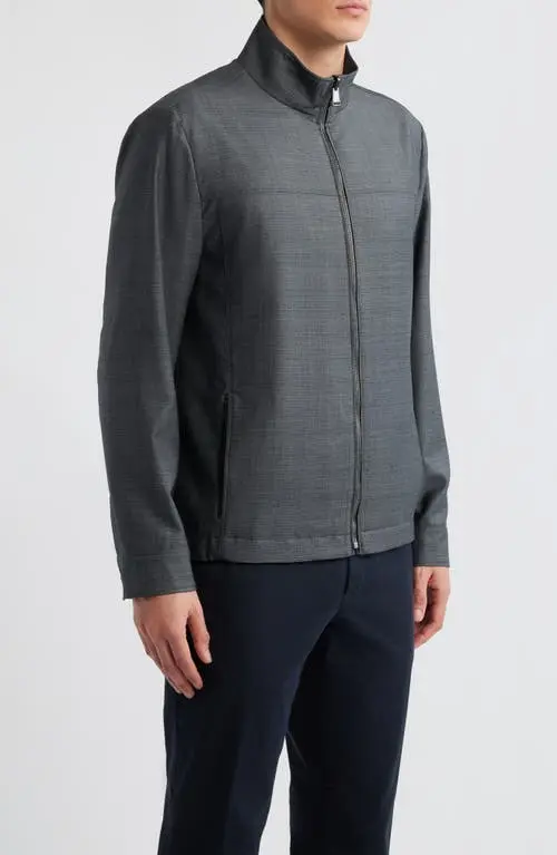 Canali Reversible Water Repellent Wool Jacket