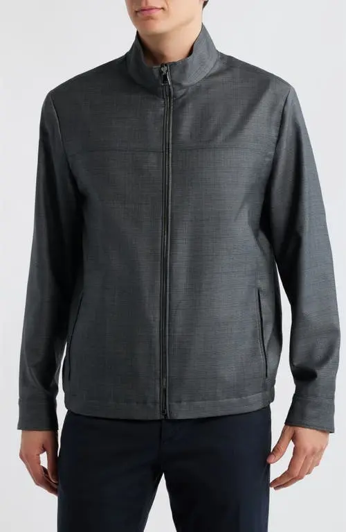 Canali Reversible Water Repellent Wool Jacket