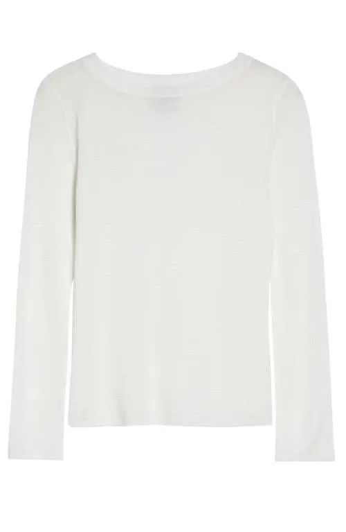 Posse Aimee Knit Boat Neck Top - Ivory