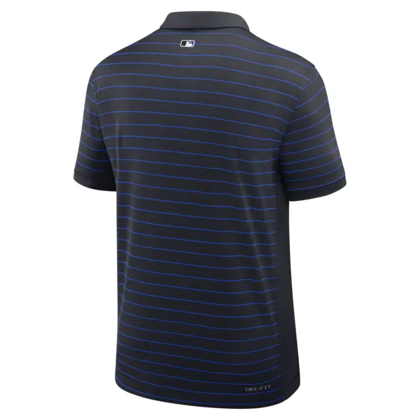 Nike Detroit Tigers City Connect Striped Victory Dri-fit Mlb Polo - Blue