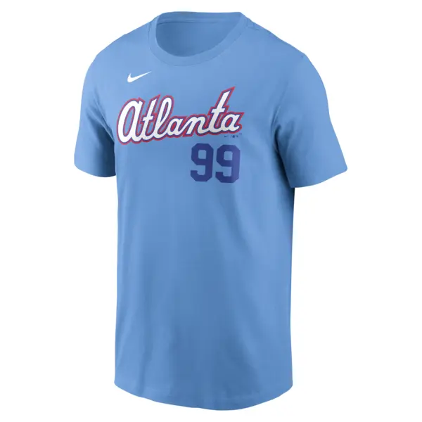 Nike Spencer Strider Atlanta Braves City Connect Mlb T-shirt - Blue