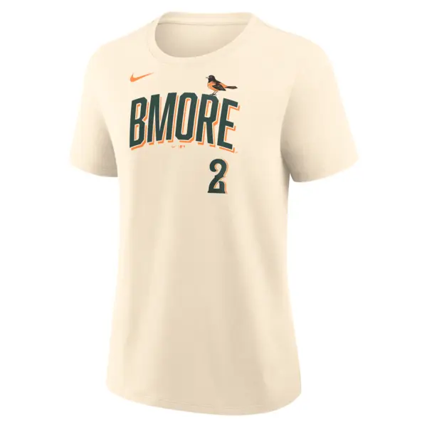Nike Gunnar Henderson Baltimore Orioles City Connect Mlb T-shirt - Brown