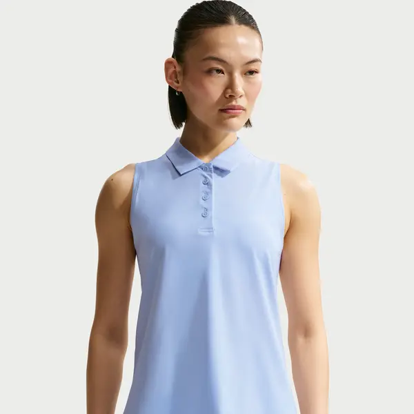 Nike Victory Dri-fit Sleeveless Polo - Blue