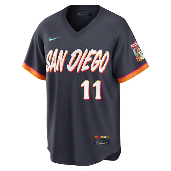 Nike Yu Darvish San Diego Padres City Connect Mlb Stadium Jersey - Black
