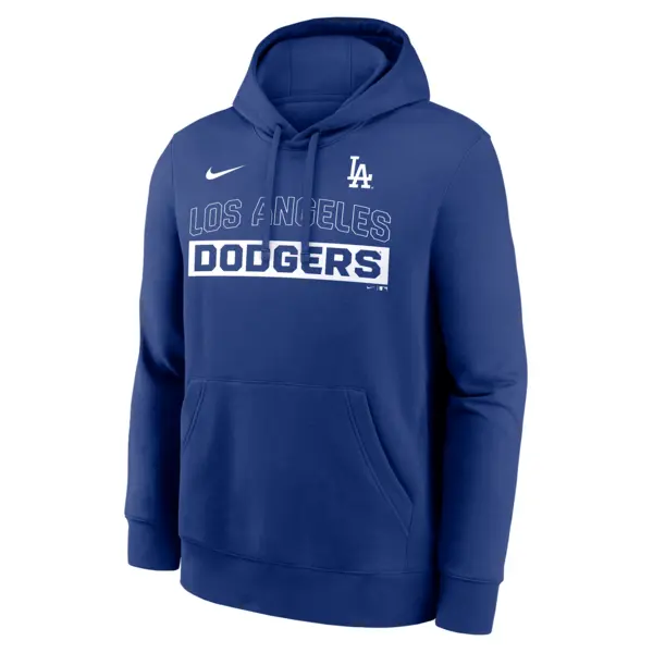 Nike Los Angeles Dodgers Club Mlb Pullover Hoodie - Blue