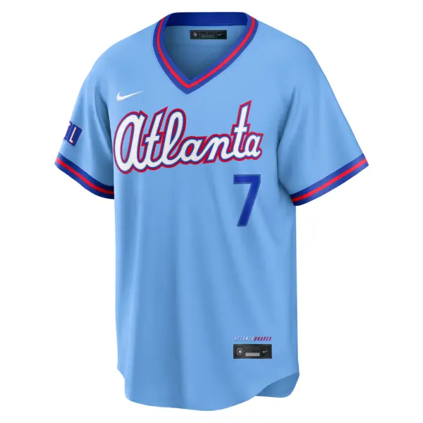 Nike Ha-seong Kim Atlanta Braves City Connect Mlb Stadium Jersey - Blue