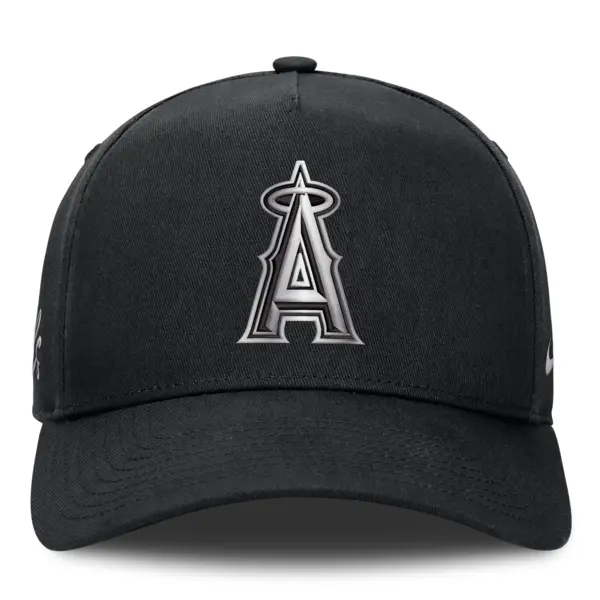 Nike Los Angeles Angels Rise Dri-fit Mlb A-frame Trucker Adjustable Hat