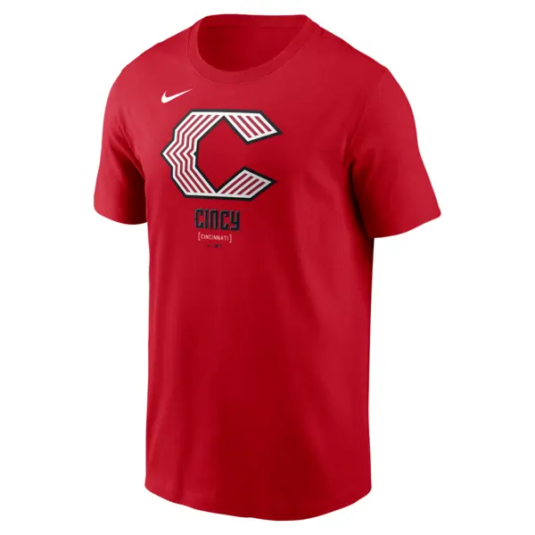 Nike Cincinnati Reds City Connect Large Logo Mlb T-shirt - Red