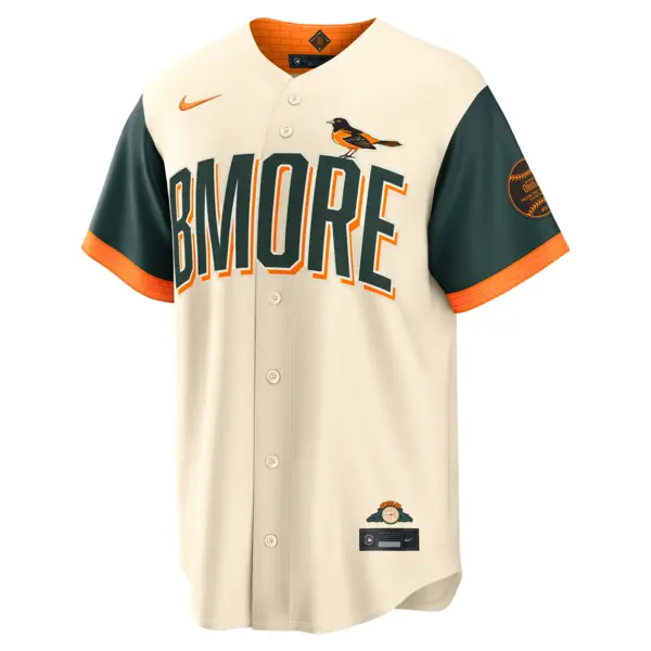 Nike Baltimore Orioles City Connect Mlb Stadium Jersey - Brown