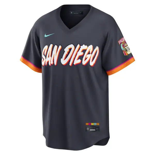 Nike San Diego Padres City Connect Mlb Stadium Jersey - Black