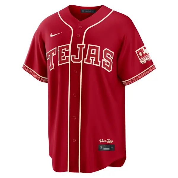 Nike Josh Jung Texas Rangers City Connect Mlb Stadium Jersey - Red