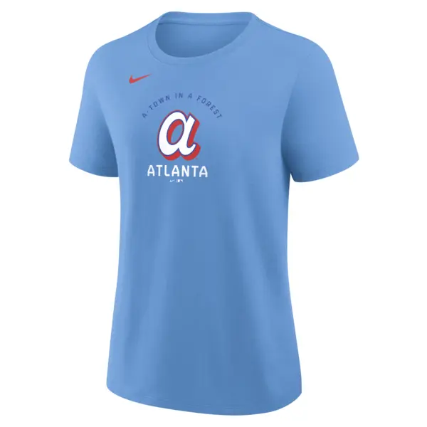 Nike Atlanta Braves City Connect Mlb T-shirt - Blue