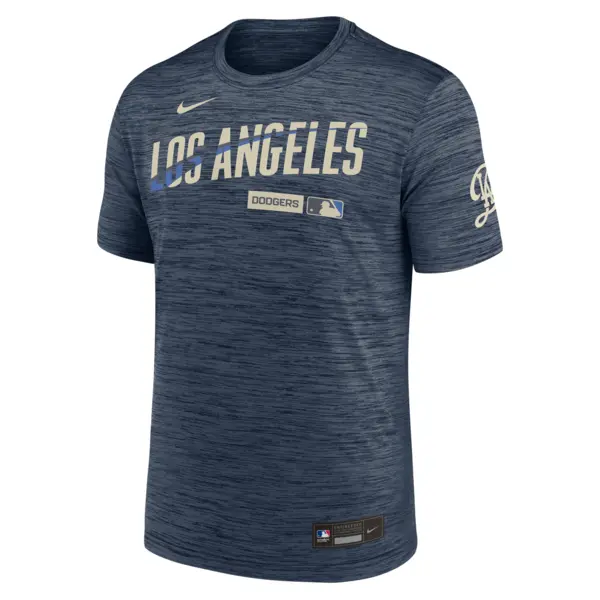 Nike Los Angeles Dodgers City Connect Velocity Dri-fit Mlb T-shirt - Blue