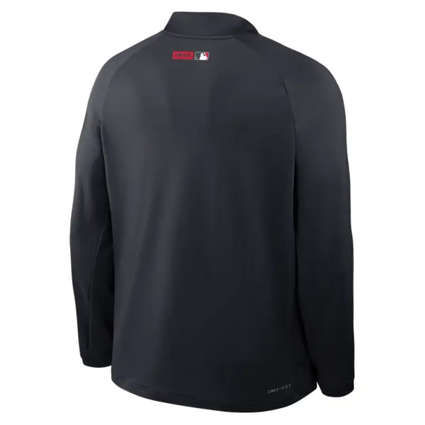Nike Minnesota Twins Authentic Collection Dri-fit Mlb 1/2-zip Long-sleeve Top - Blue