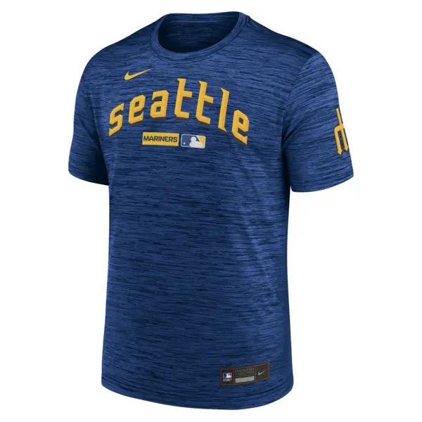 Nike Seattle Mariners City Connect Velocity Dri-fit Mlb T-shirt - Blue