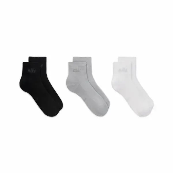 Nike Everyday Elevated Ankle Socks - Black