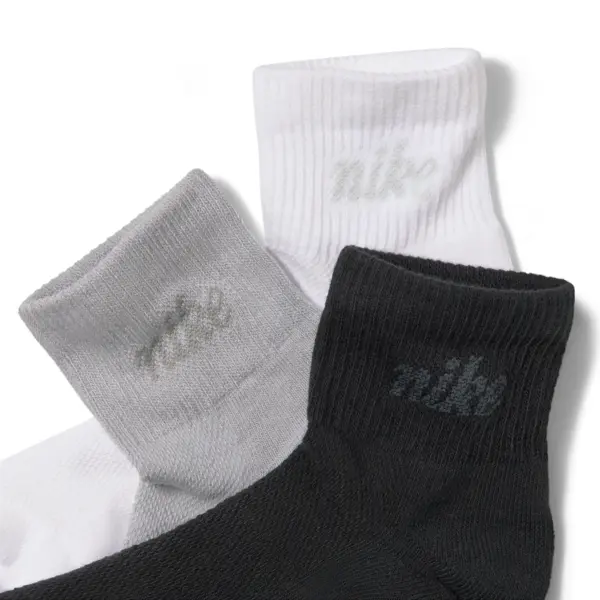 Nike Everyday Elevated Ankle Socks - Black