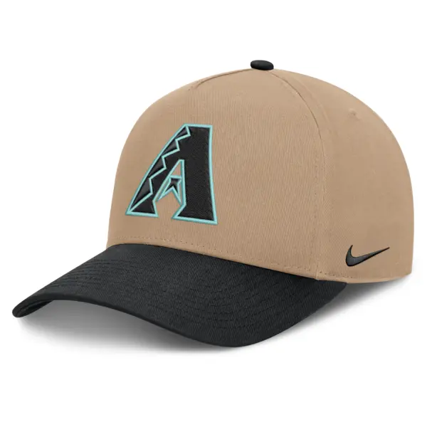 Nike Arizona Diamondbacks Rise Mlb A-frame Trucker Adjustable Hat - Brown