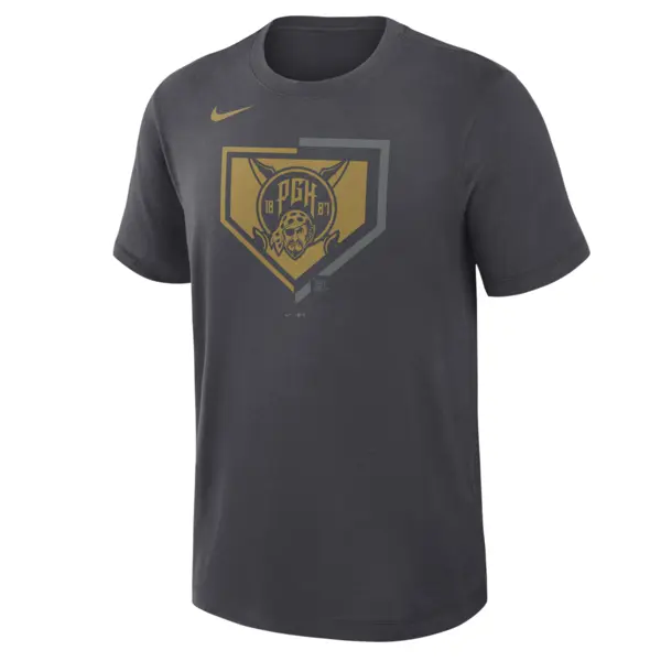 Nike Pittsburgh Pirates Icon City Connect Logo Dri-fit Mlb T-shirt - Grey